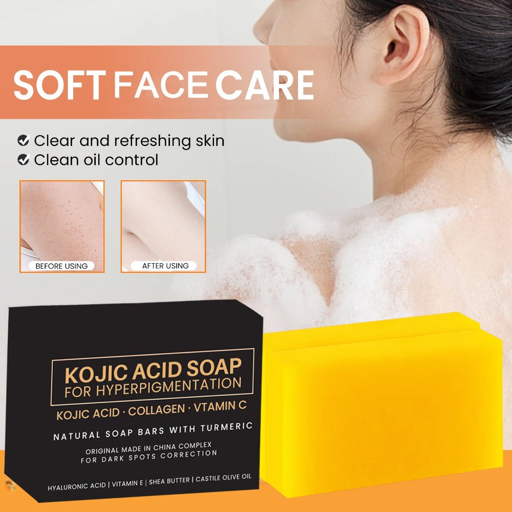 Turmeric Lemon Kojic Acid Soap (2 Pack) – aloja life